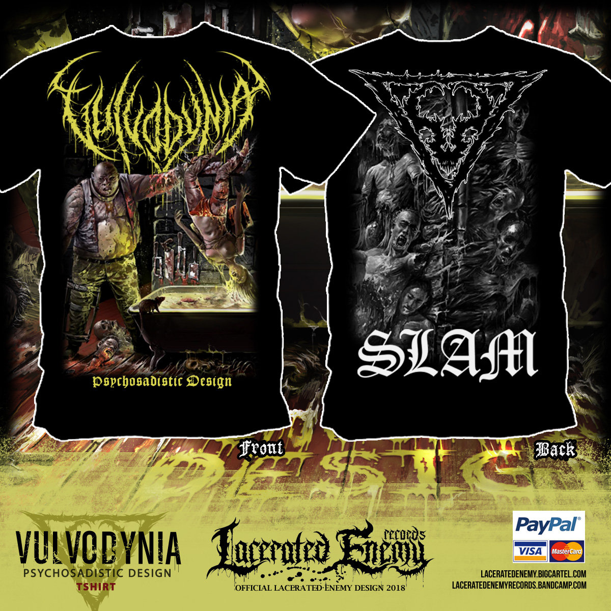 VULVODYNIA - Psychosadistic Design | Lacerated Enemy records