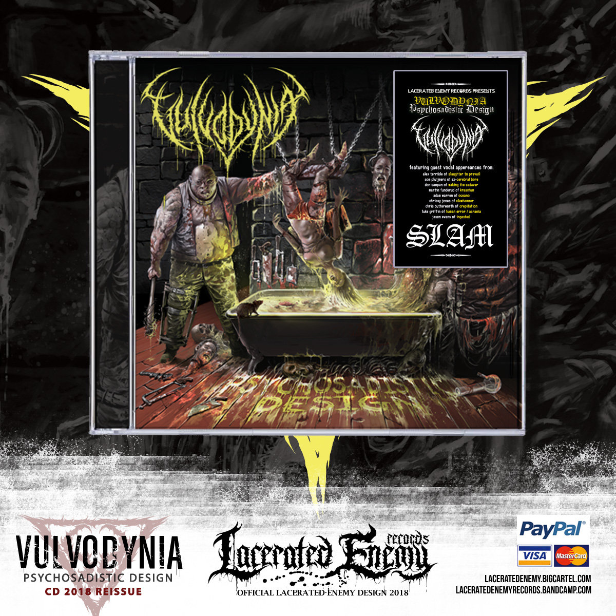 VULVODYNIA - Psychosadistic Design | Lacerated Enemy records
