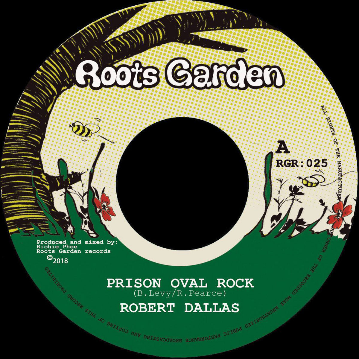 Prison Oval Rock | Robert Dallas | Roots Garden records