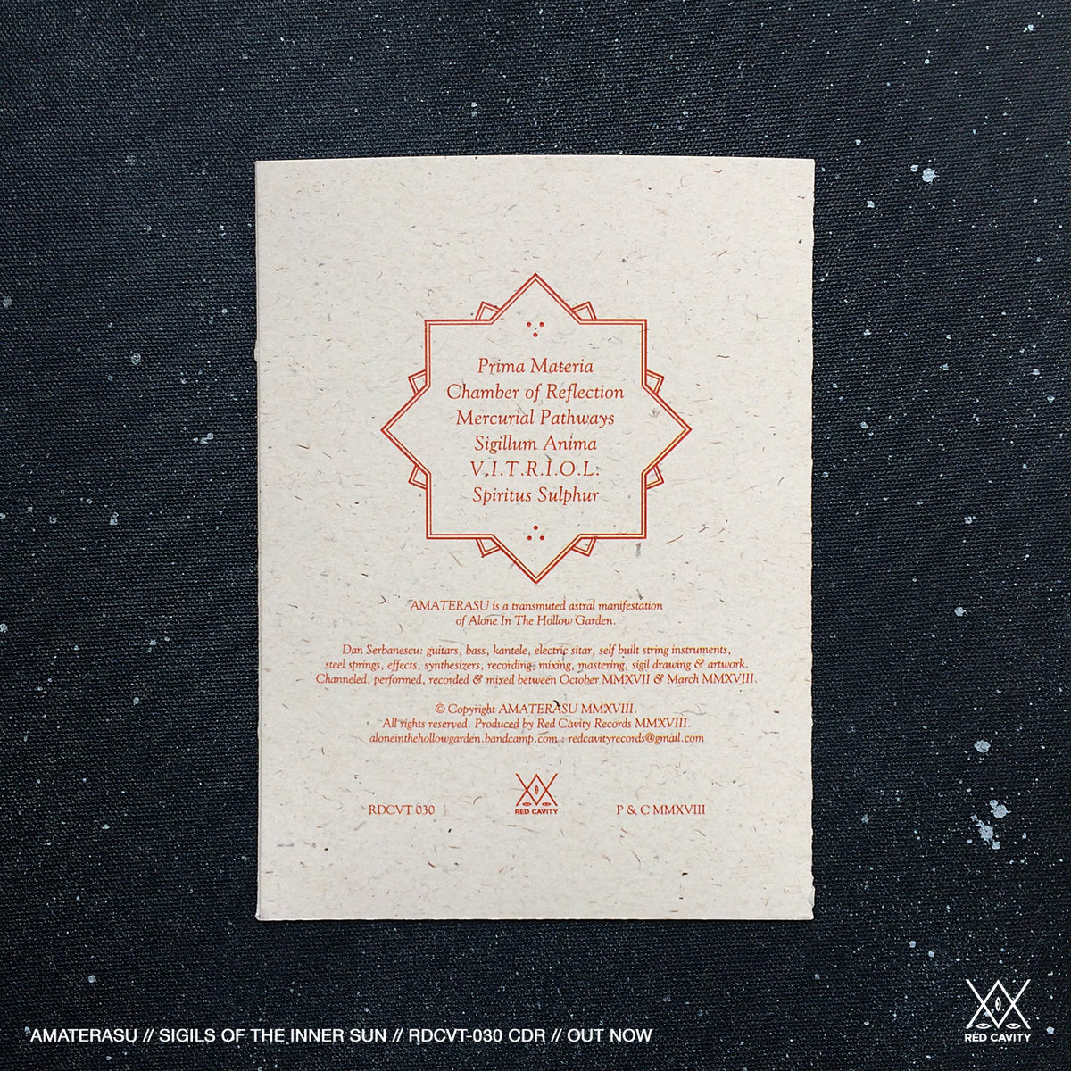 Sigils Of The Inner Sun | AMATERASU | ALONE IN THE HOLLOW GARDEN