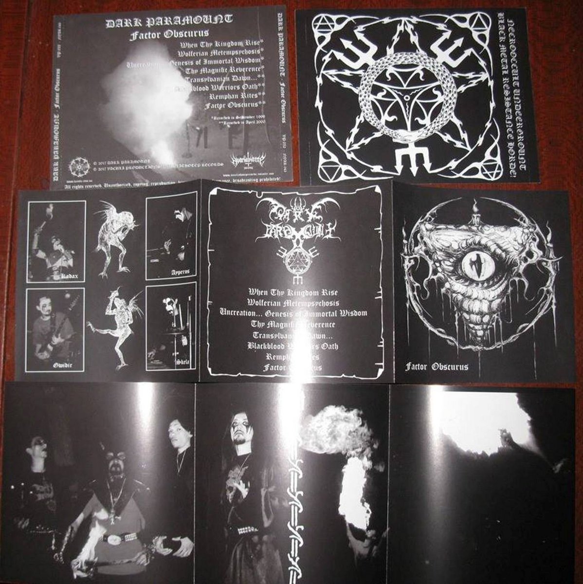 DARK PARAMOUNT: (Brasil) "Factor Obscurus" | Nyarlathotep Records