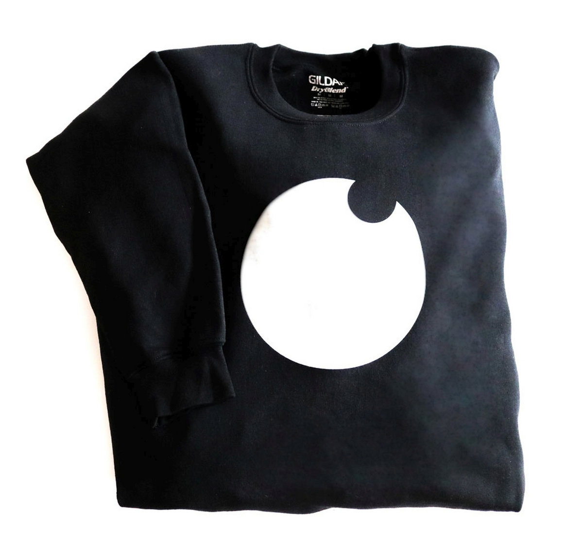 Perc Trax Sweater (black sweater / white logo) | Perc Trax