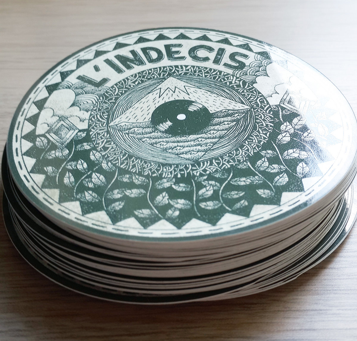 L'indécis Logo Stickers x3 | L'indécis