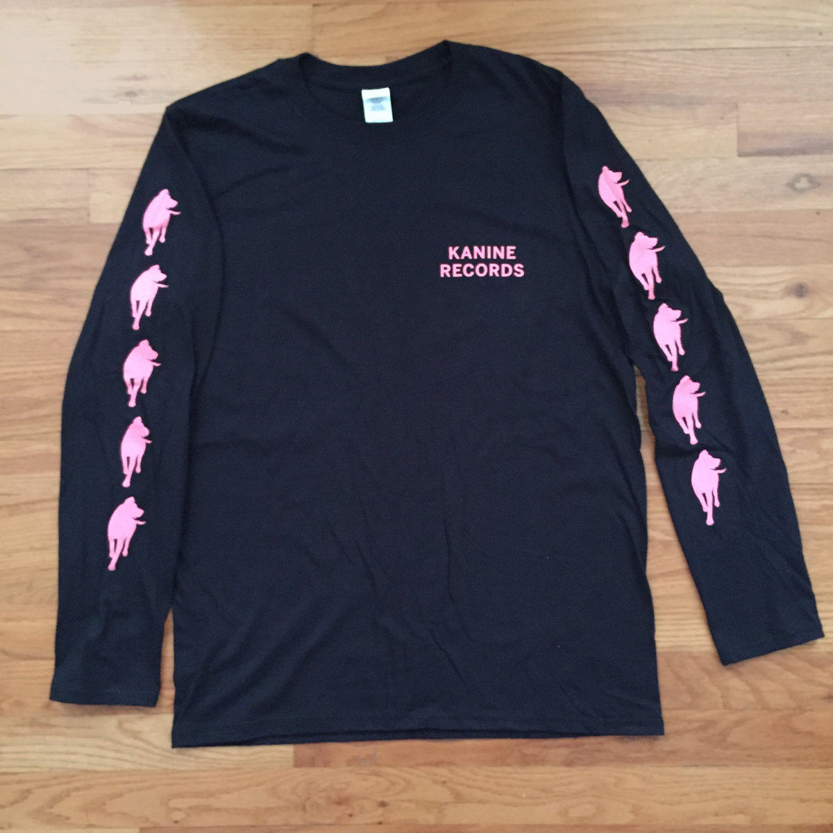 Kanine Records Black Long Sleeve T-Shirt | Kanine Records