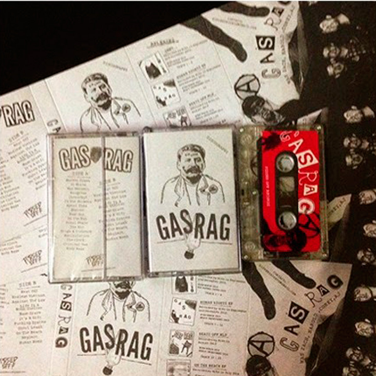 GAS RAG - Discography CS | POR018 | Pissed Off! Recs