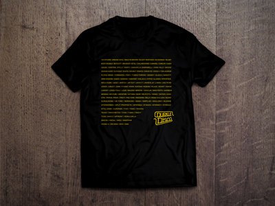 Durkle Artist Names T-Shirt | Durkle Disco