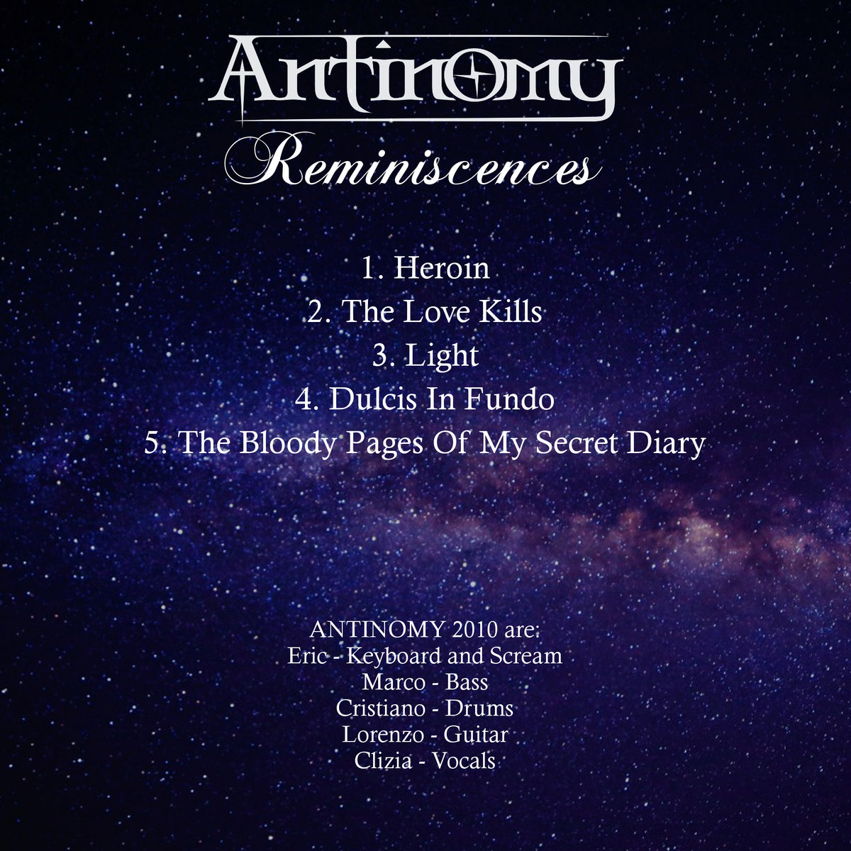 Reminiscences - live 2010 | Antinomy
