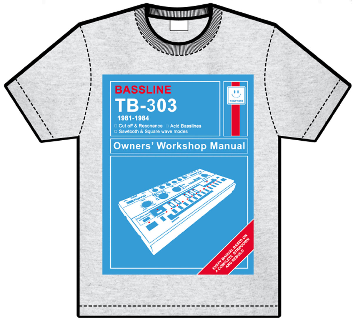 TB-303 Owners manual shirt - original | Suddi Raval