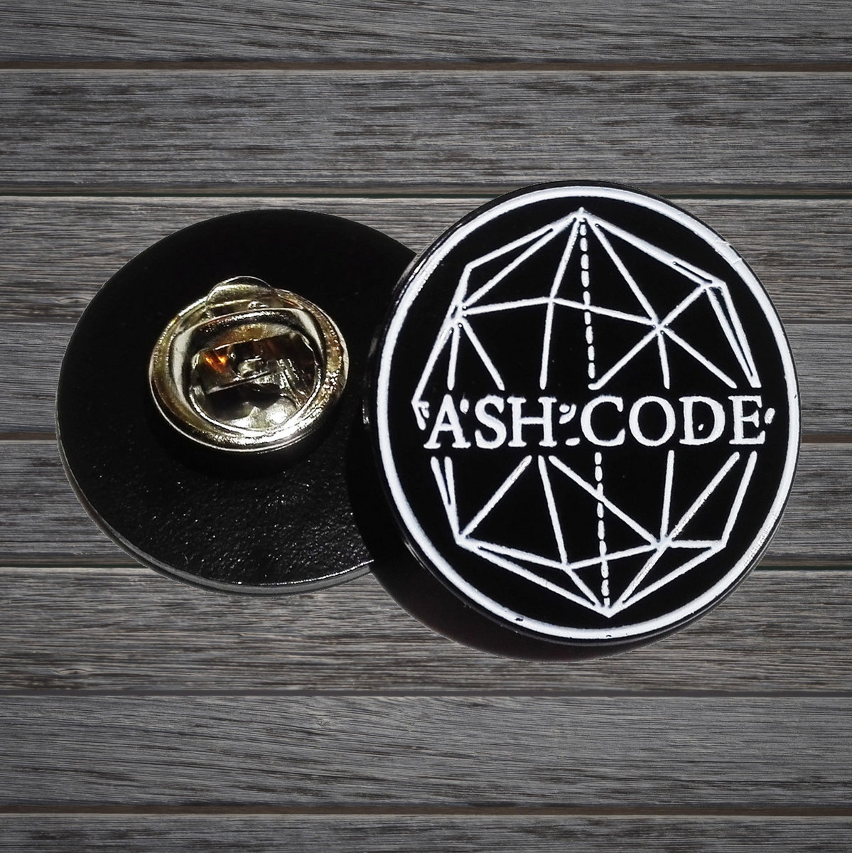 Ash Code 'Logo' METAL Pin | Ash Code