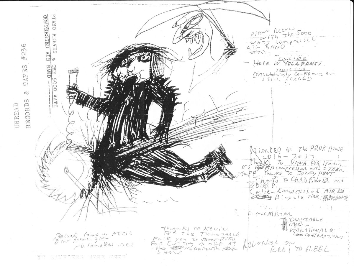 unread #236 | piano reeves & the 5000 watt compressed air band | unread