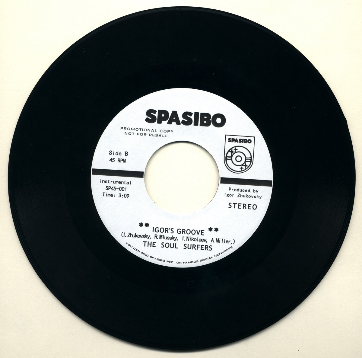 The Soul Surfers - SP45-001 | Spasibo Records