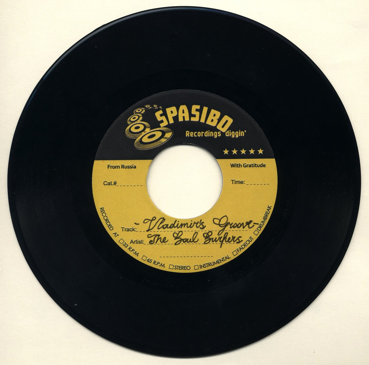 The Soul Surfers - SP45-001 | Spasibo Records