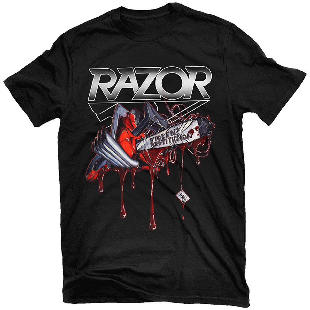 Razor - Violent Restitution T-Shirt XXX | Razor