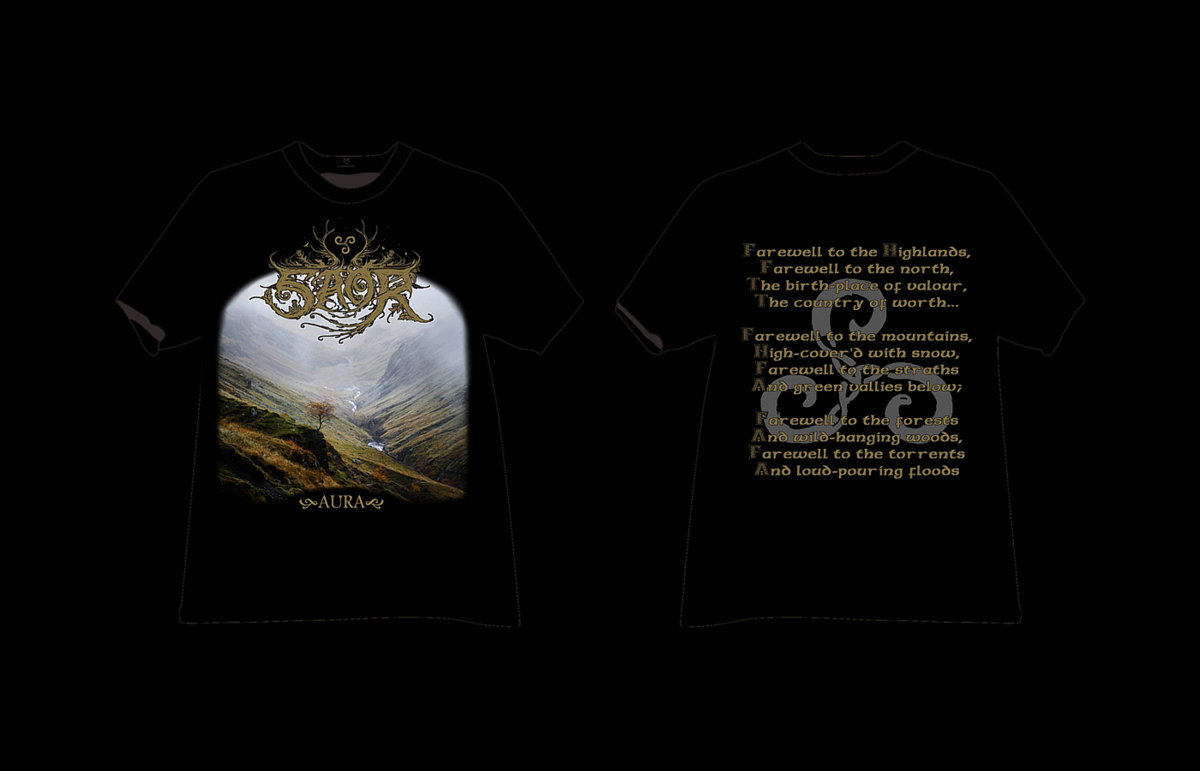 "Aura" T-Shirt (black) | Saor