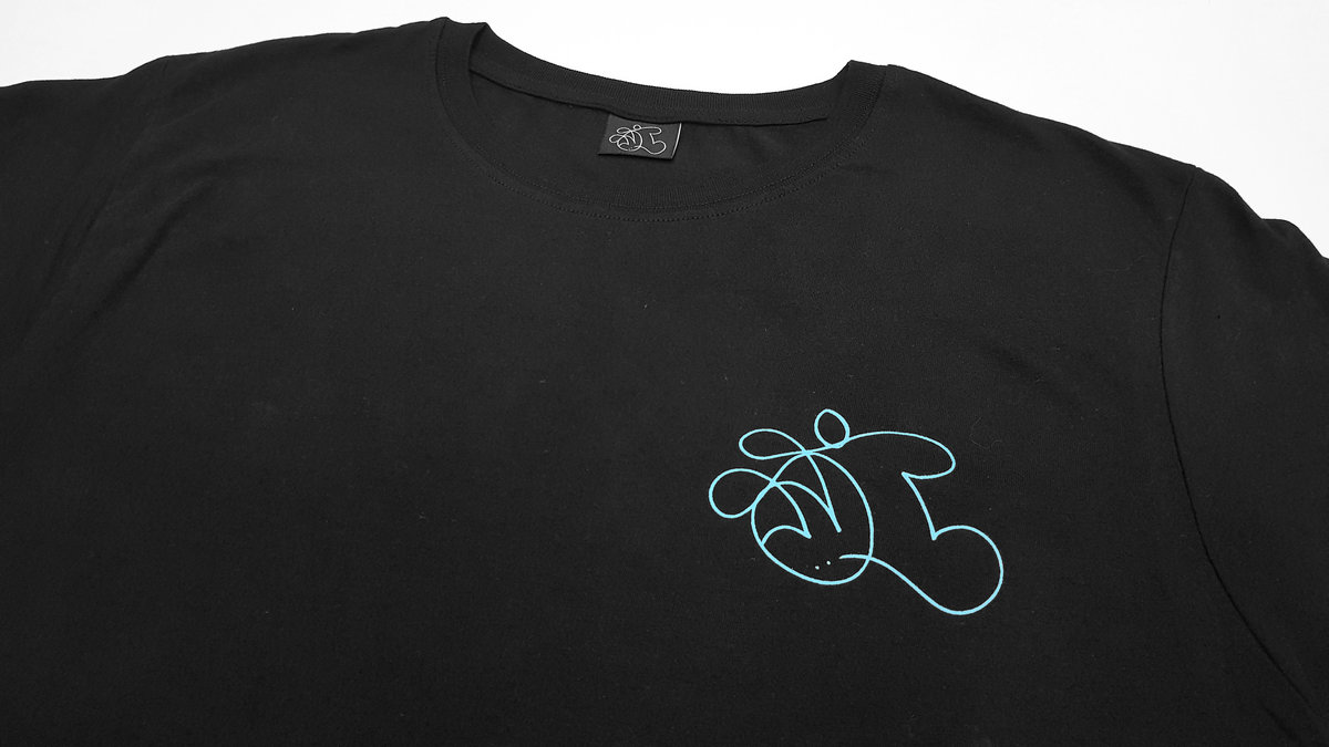Aqua badge 'One line' T-Shirt | Dirty Dike things.