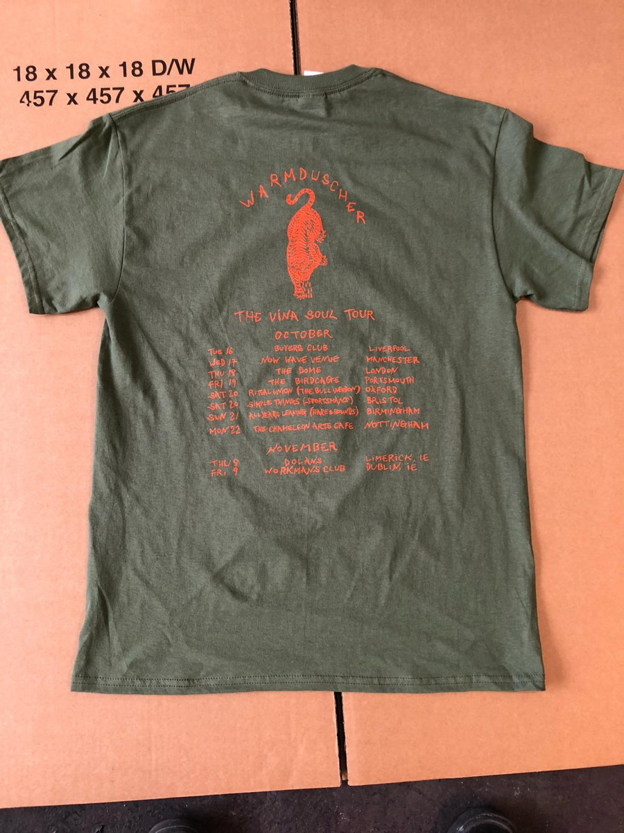 Warmduscher Vina Soul Tour T-Shirts | Warmduscher