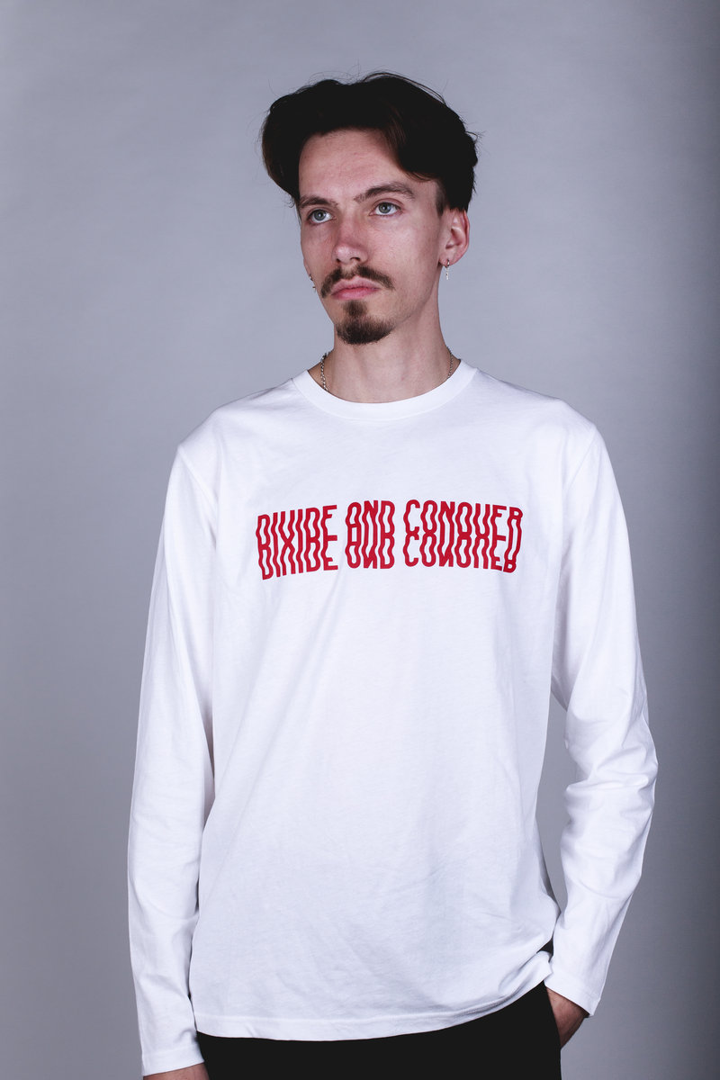 DIVIDE & CONQUER [LIMITED] - LONG SLEEVE WHITE | DIVIDID Music
