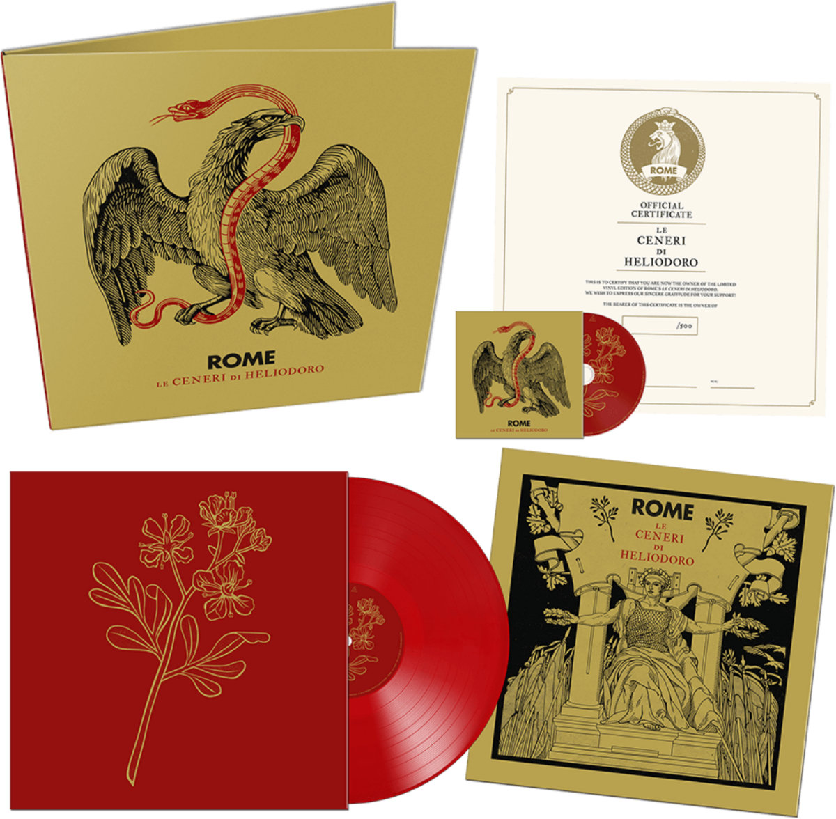 ROME: Le Ceneri Di Heliodoro (Gatefold Red Vinyl + CD) | Storming the Base