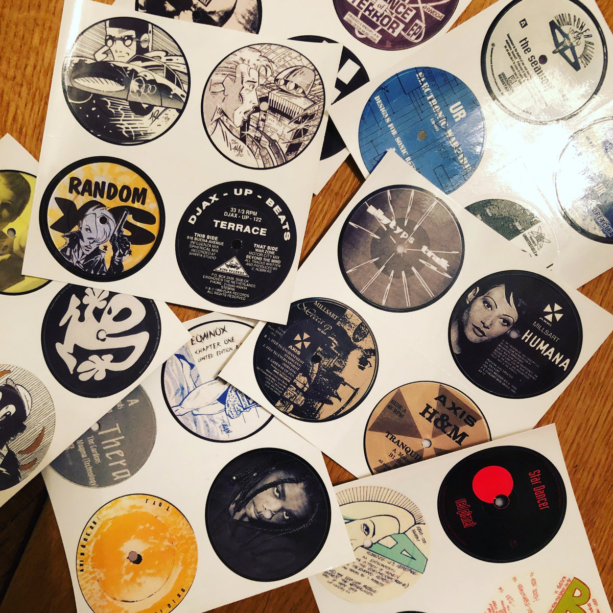 Classic Techno Labels Sticker Pack #1 | Southern Outpost