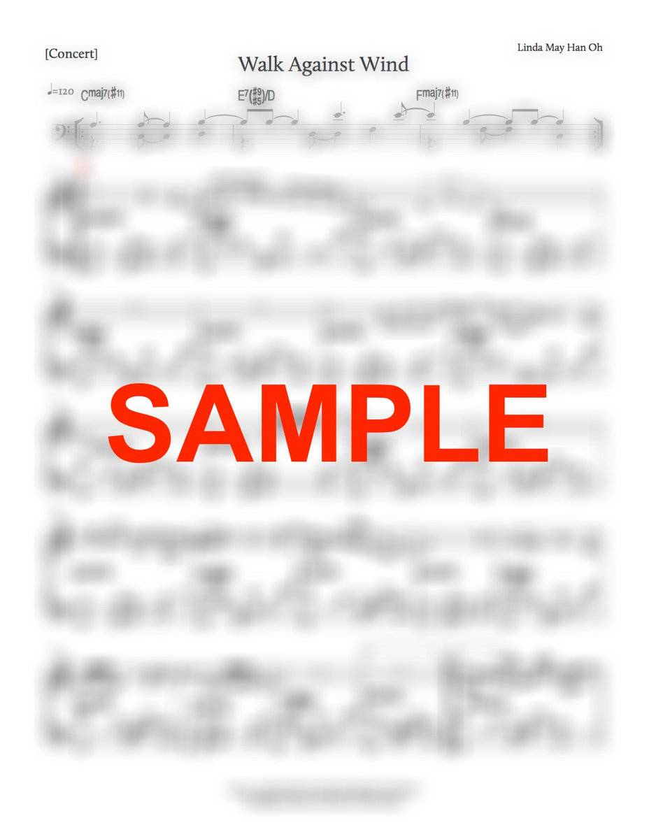 Walk Against Wind [Digital PDF Score and Parts] | Scores and Lead Sheets