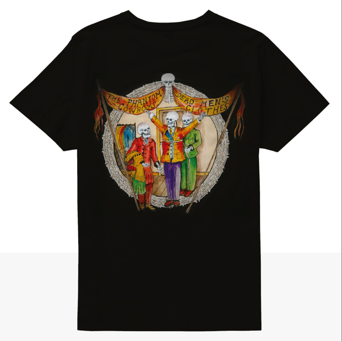 Dead Men's Clothes T-shirt | The Phantom Cowboys