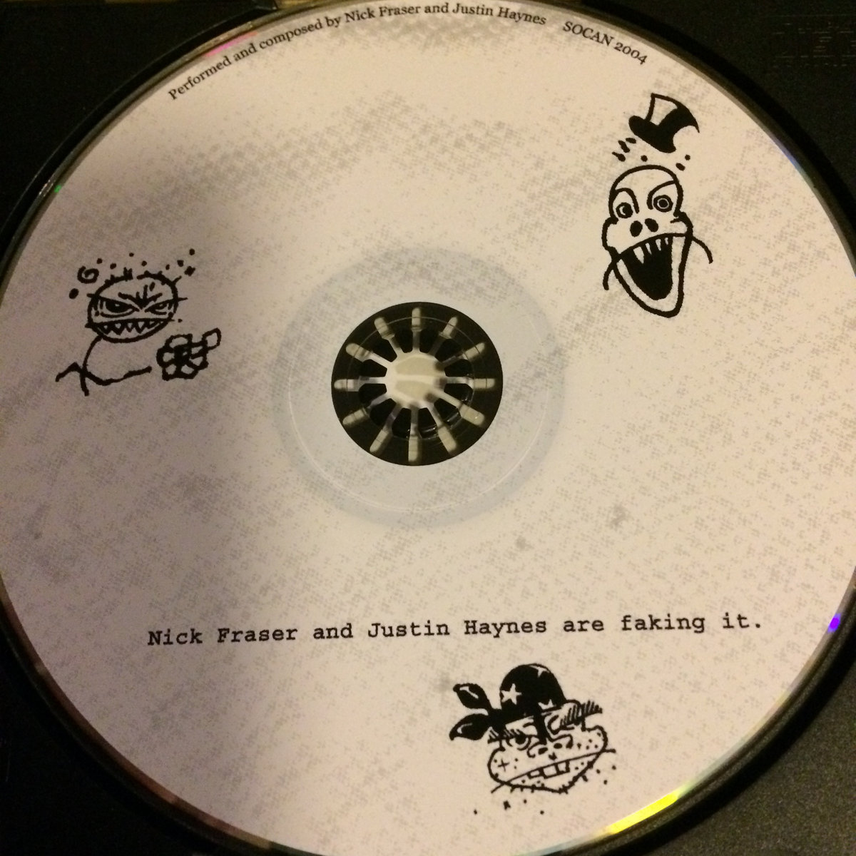 Nick Fraser and Justin Haynes are faking it. | Nick Fraser