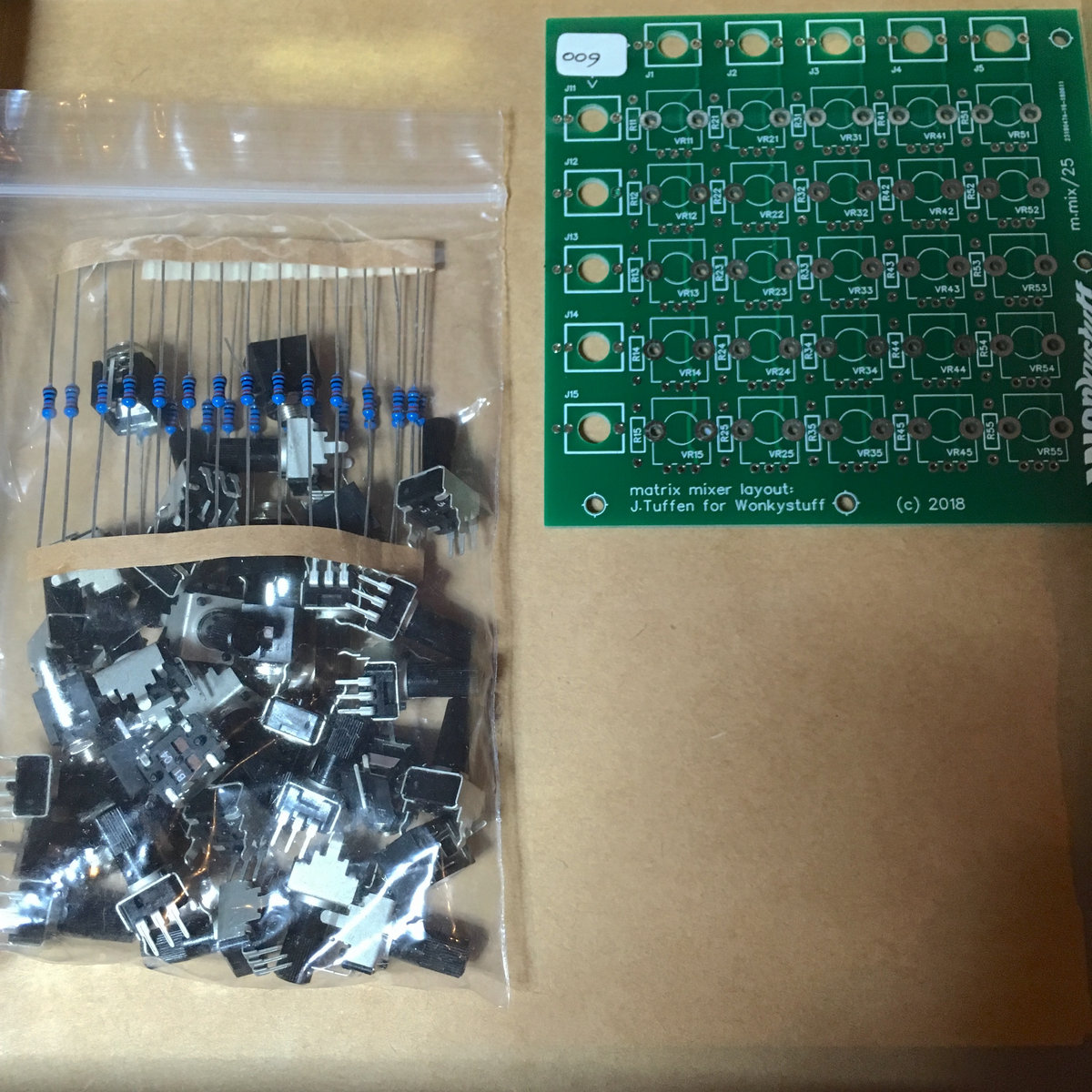 5x5 passive micro matrix mixer (kit) | wonkystuff