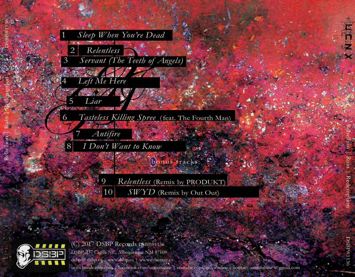 REBELLION RUIN REDEMPTION | UCNX | DSBP Records