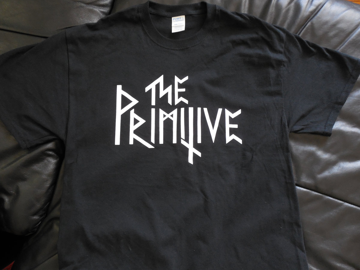 The Primitive Logo black T shirt white print | The Primitive