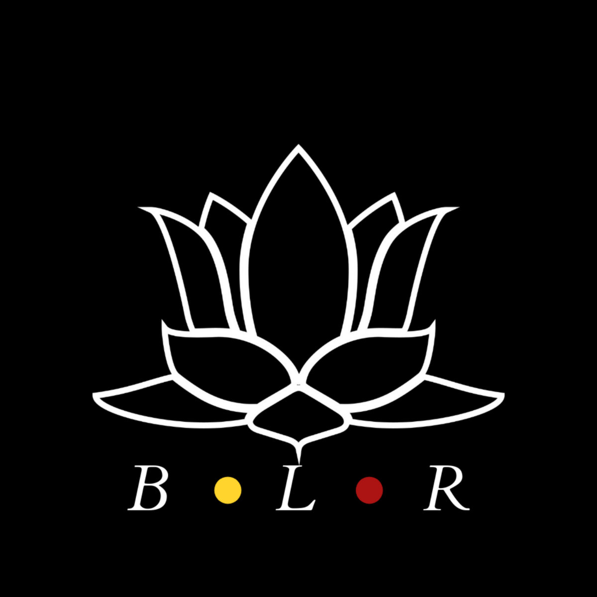 B.L.R Logo - Circular Matte Sticker | Black Lotus Recordings