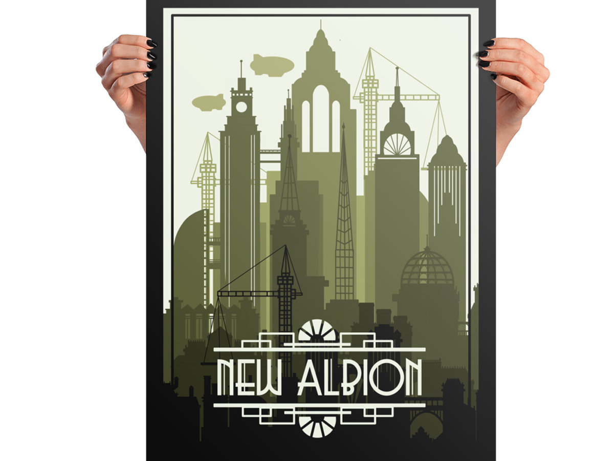 New Albion Dieselpunk Era Poster | Paul Shapera