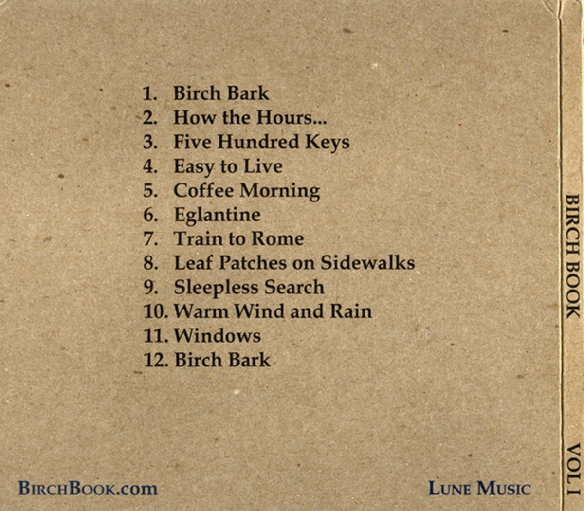 Birch Book (Volume I) | Birch Book