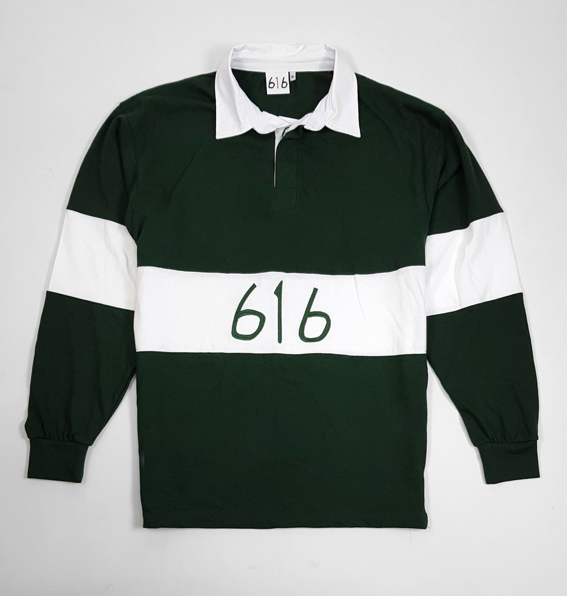 616 WHITE STRIPE RUGBY SHIRT | Cult Mountain