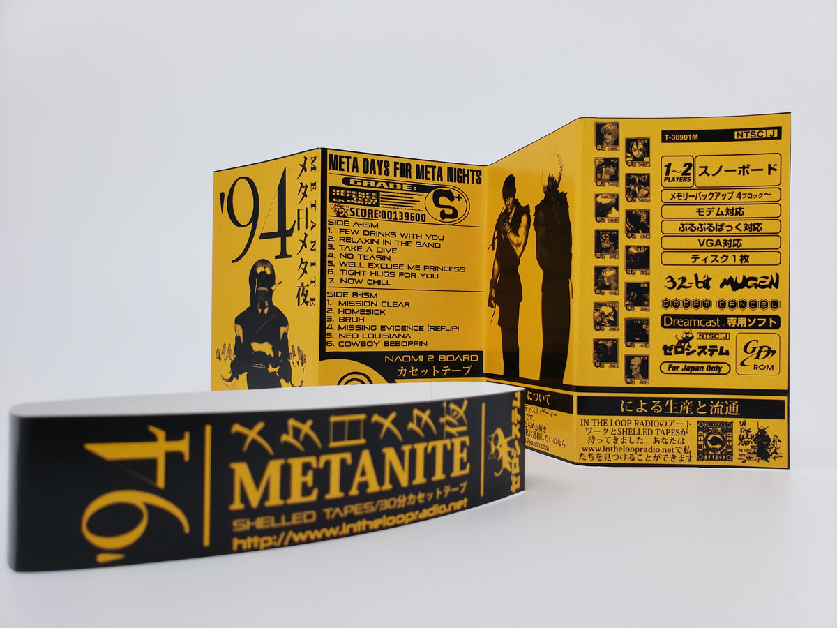 METANITE - META DAYS FOR META NIGHTS (W/OBI STRIP) | Shelled Tapes