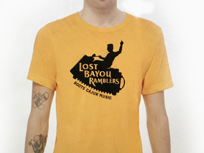 Yellow/Gold Ramblers logo t-shirt | Lost Bayou Ramblers