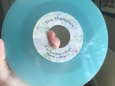 Limited Edition 7" Record — Clear Blue Vinyl | Yon Pronto