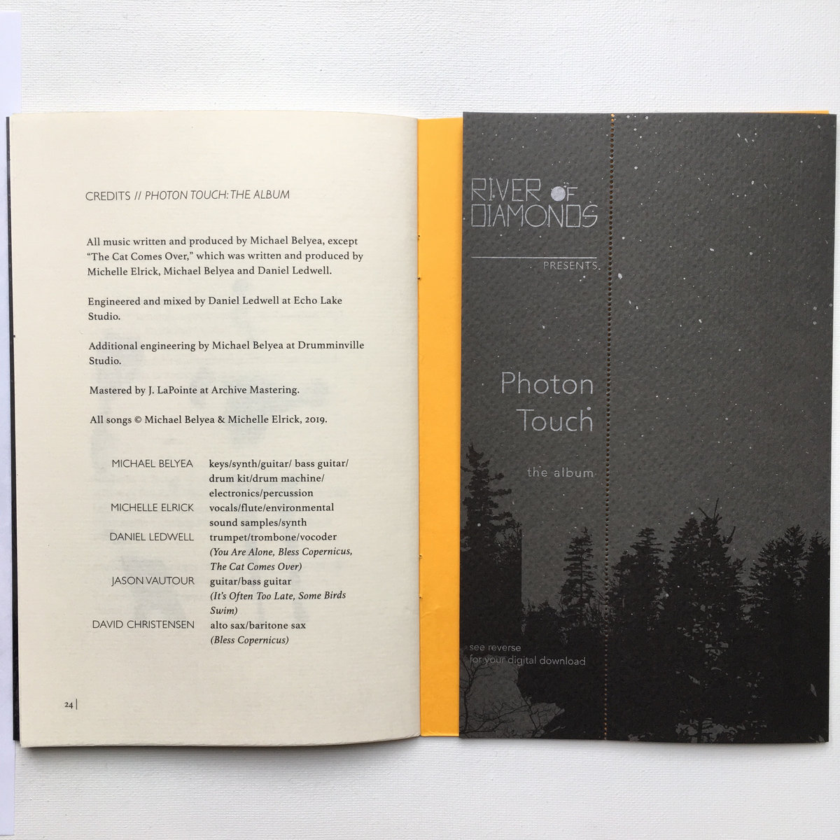 Photon Touch: poems + complete album | River of Diamonds