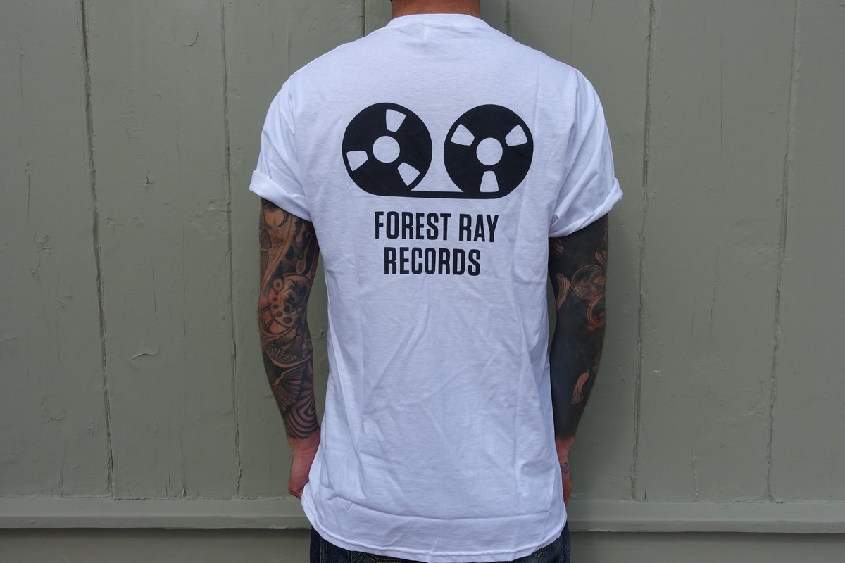 White or Black "Forest Ray Records" Label T-Shirt | Forest Ray