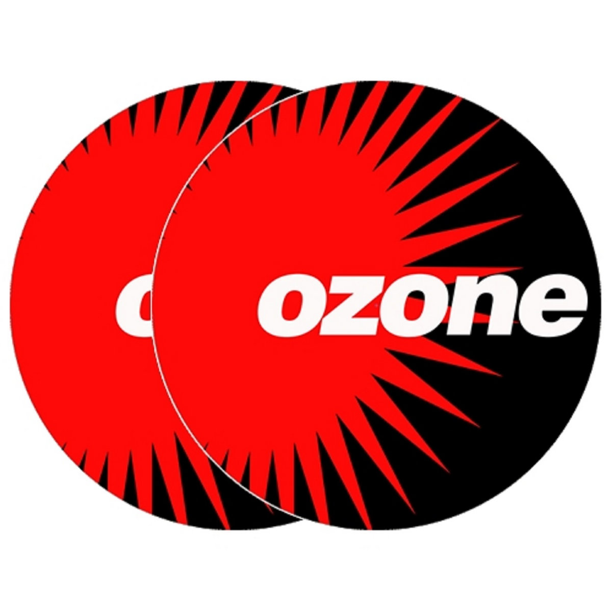 Ozone Red Logo Slipmat. | Ozone Recordings
