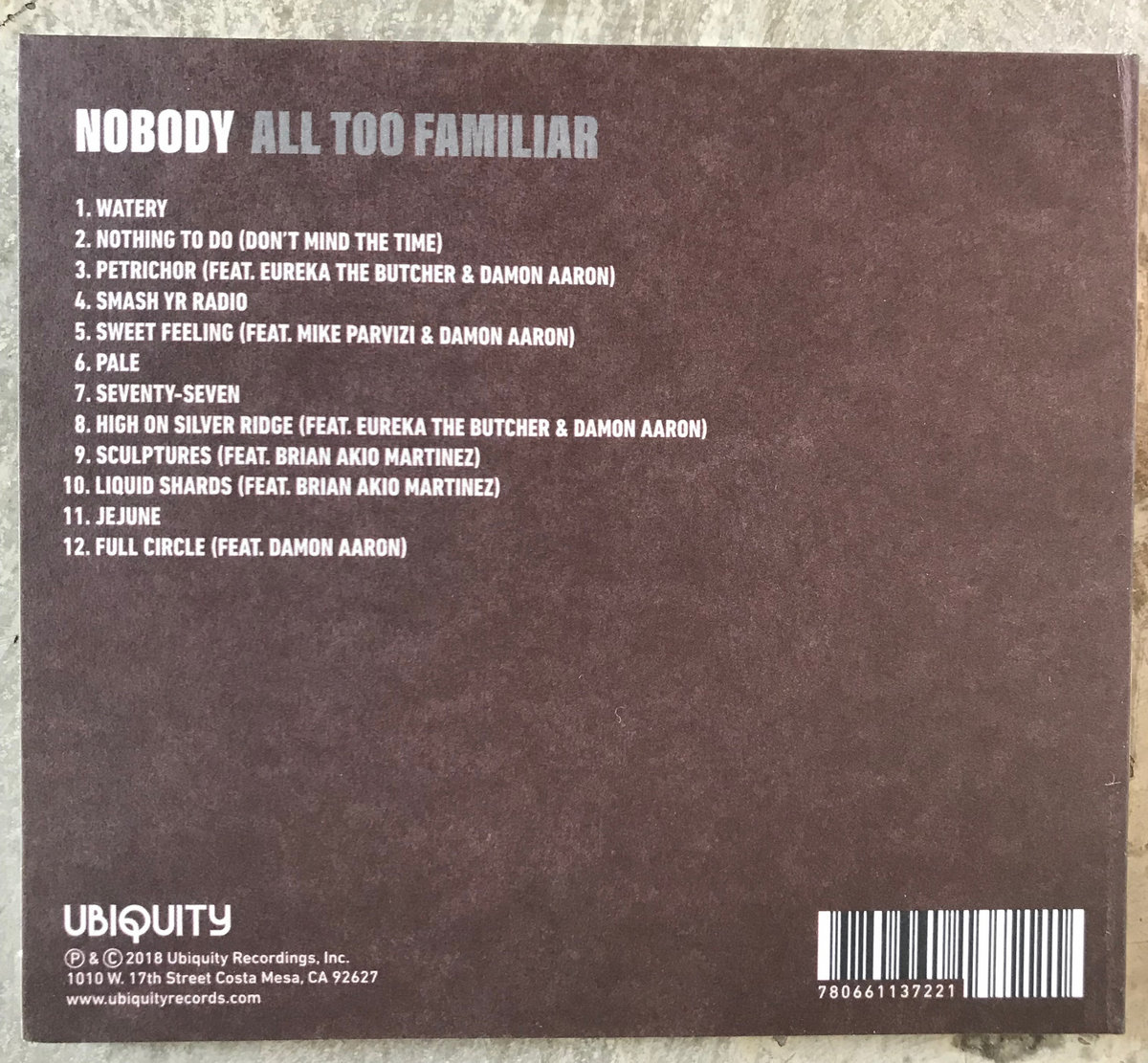 All Too Familiar | (DJ) NOBOD¥