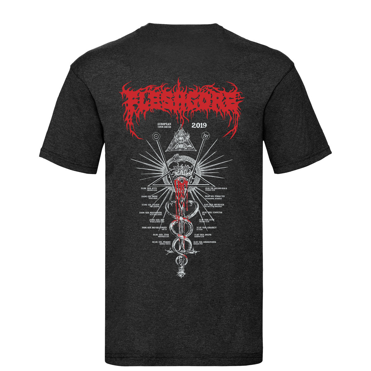 T-Shirt Tour 2019 (grey) | FLESHGORE