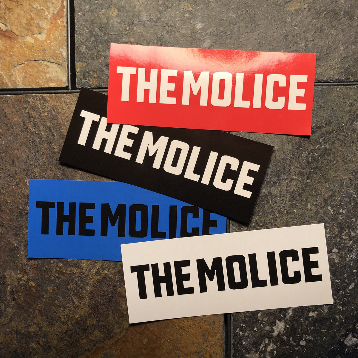 "THE MOLICE Logo 4 colors" Sticker set | THE MOLICE
