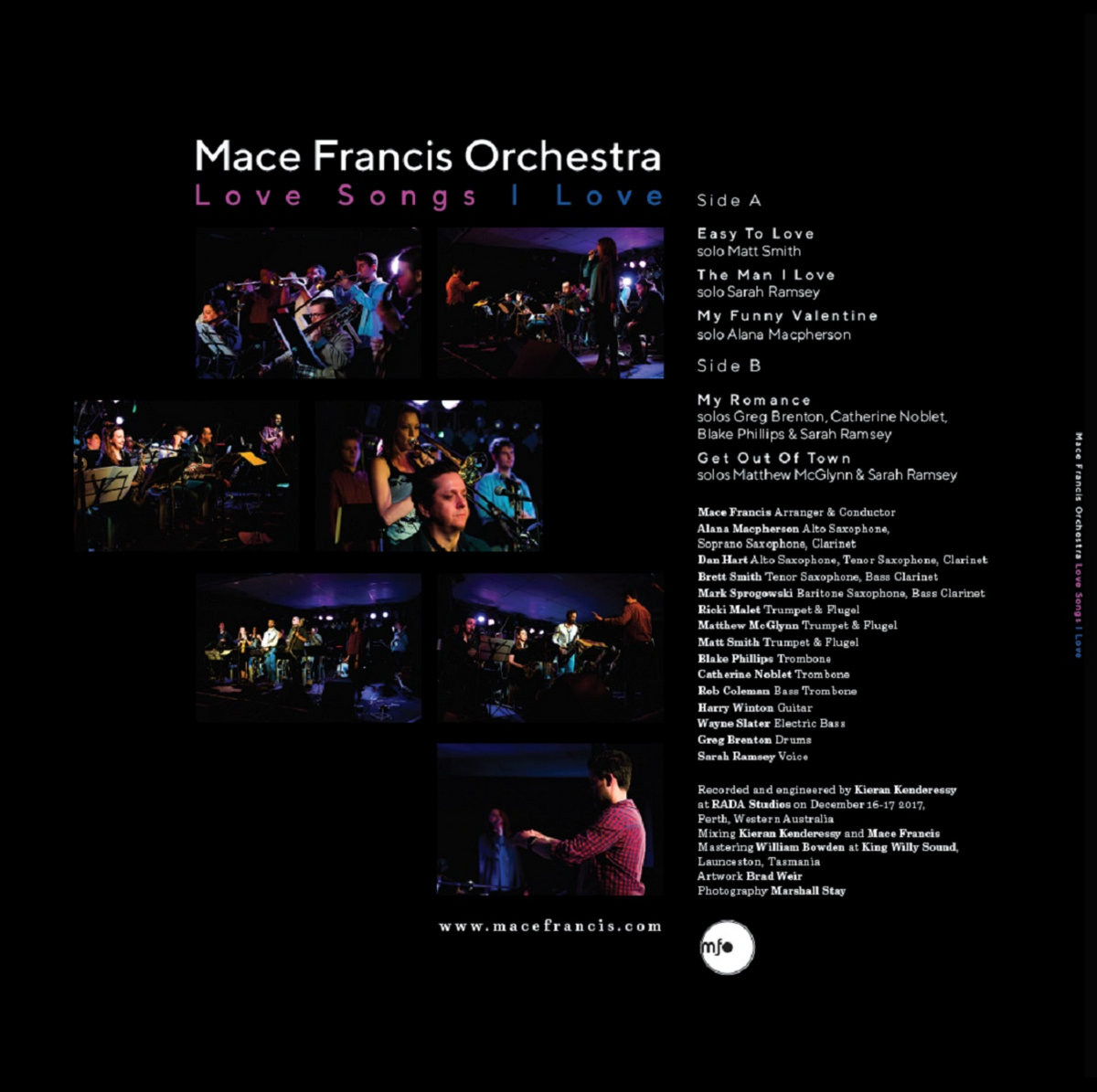 Love Songs I Love | Mace Francis Orchestra | Mace Francis