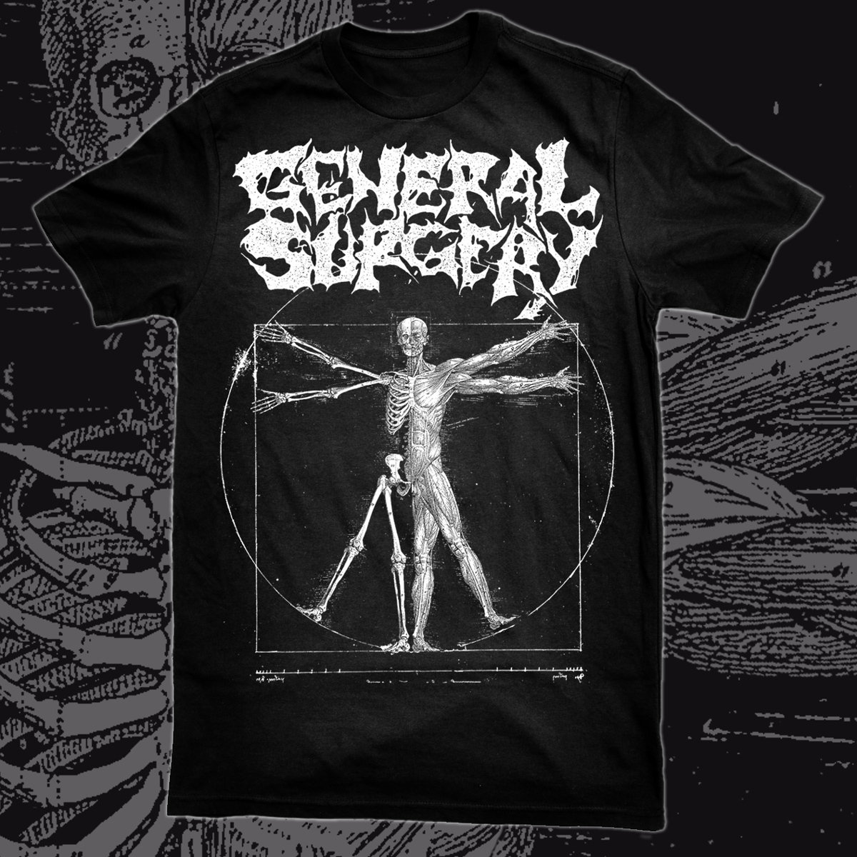 GENERAL SURGERY - Vitruvian Anatomy T-SHIRT | Selfmadegod