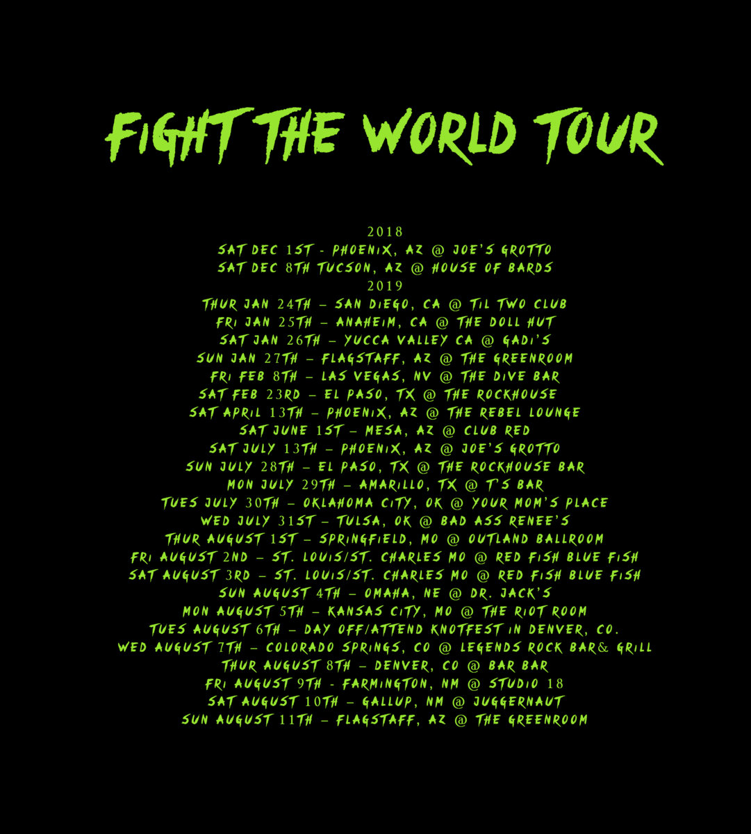 "Fight the World" US Tour shirt | Motive