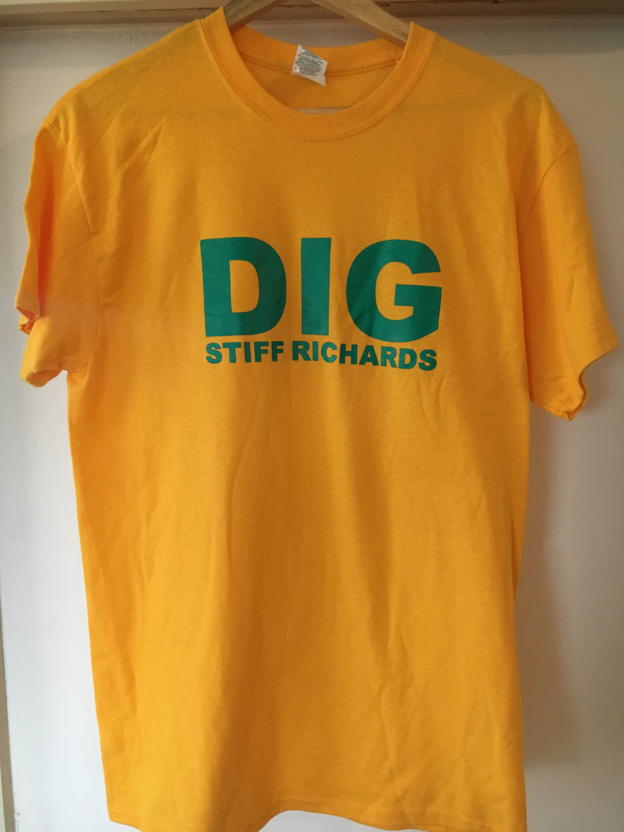 DIG Tee - Green on Gold | STIFF RICHARDS