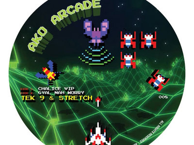 AKO150 ARCADE 008 – GALAGA EDITION (TEK9 & STRETCH VIPS) VINYL | AKO BEATZ