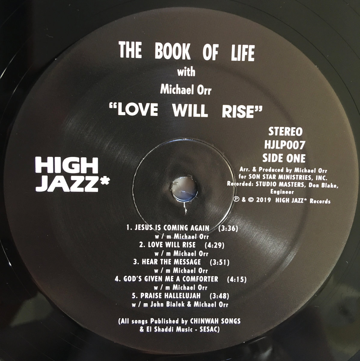 Love Will Rise | MICHAEL ORR AND THE BOOK OF LIFE | HIGH JAZZ* Records