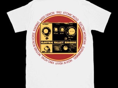 Electric Valley Records - Fuzz T-Shirt (White) | Electric Valley Records