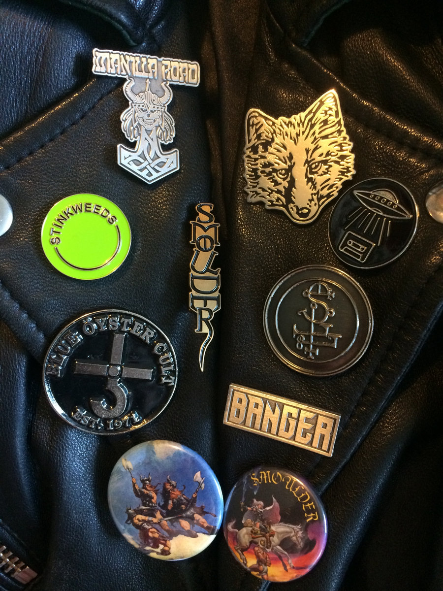 Metal Pin (Vertical Band Logo) | Smoulder